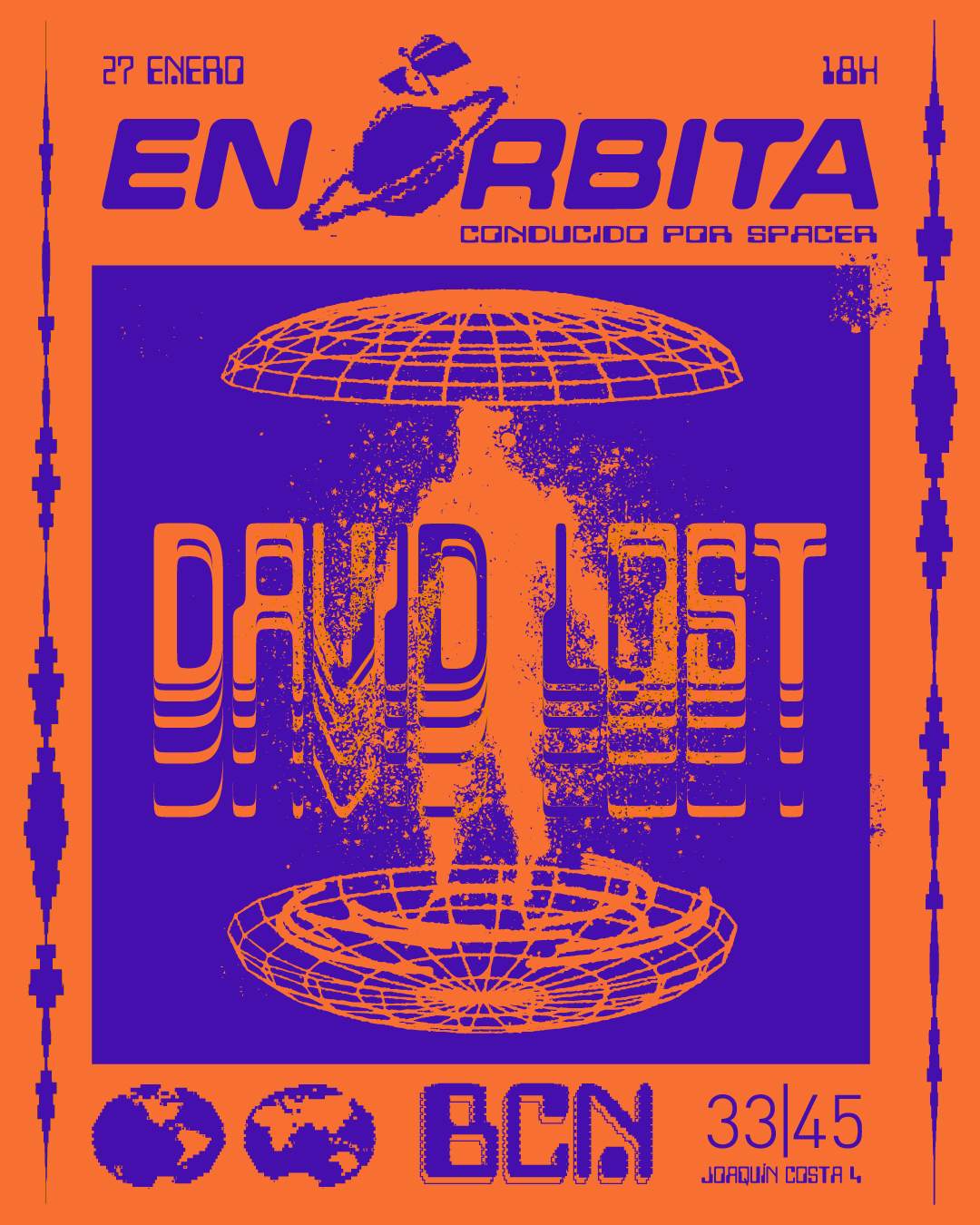 EN ÓRBITA #5 DAVID LOST en 33/45 Bar, Barcelona