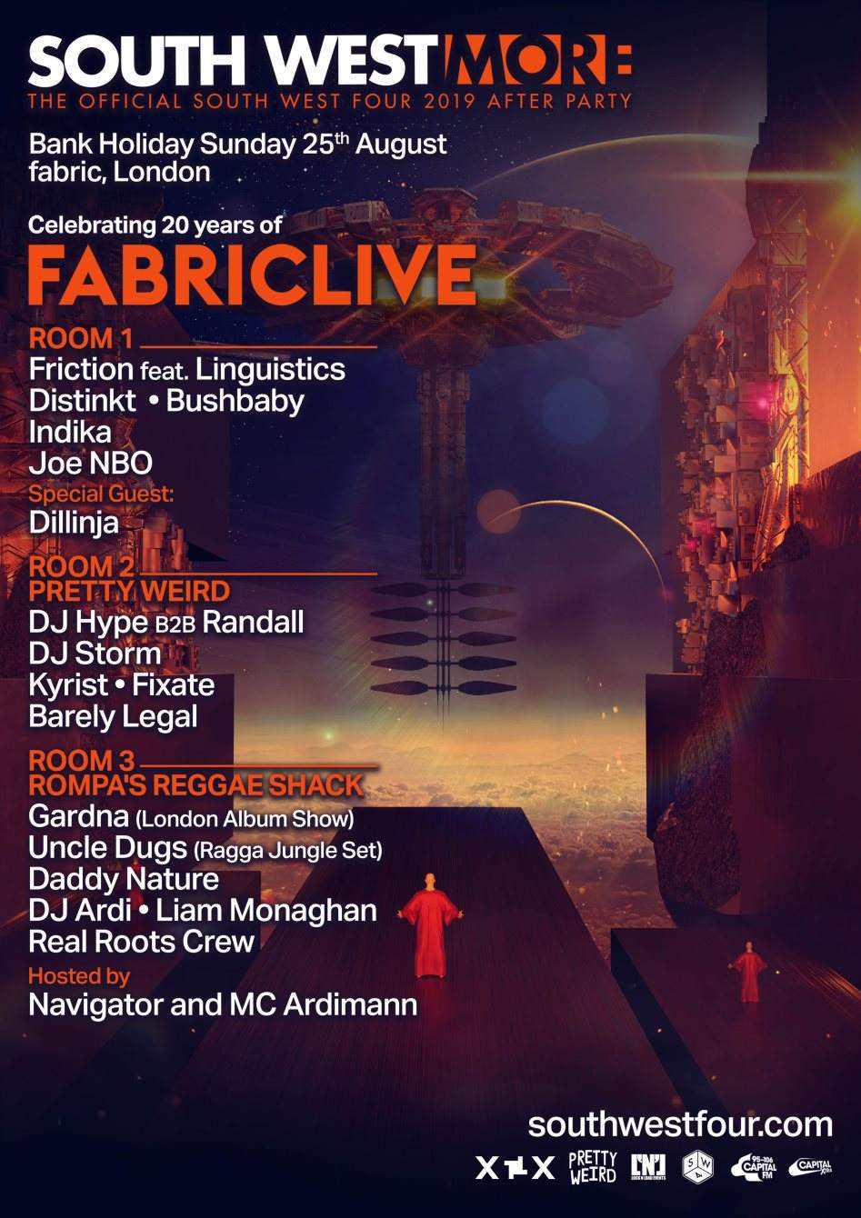 FABRICLIVE: SW4 After Party, Pretty Weird Records & Rompa's Reggae ...