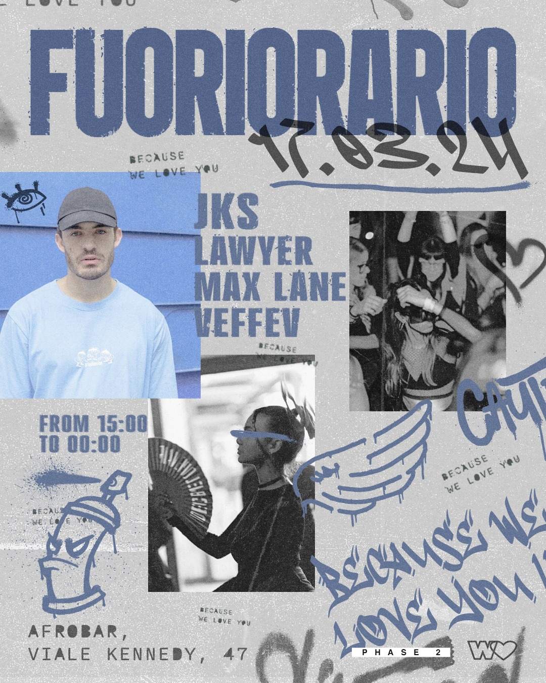 Fuøriorario at Afrobar, Sicily