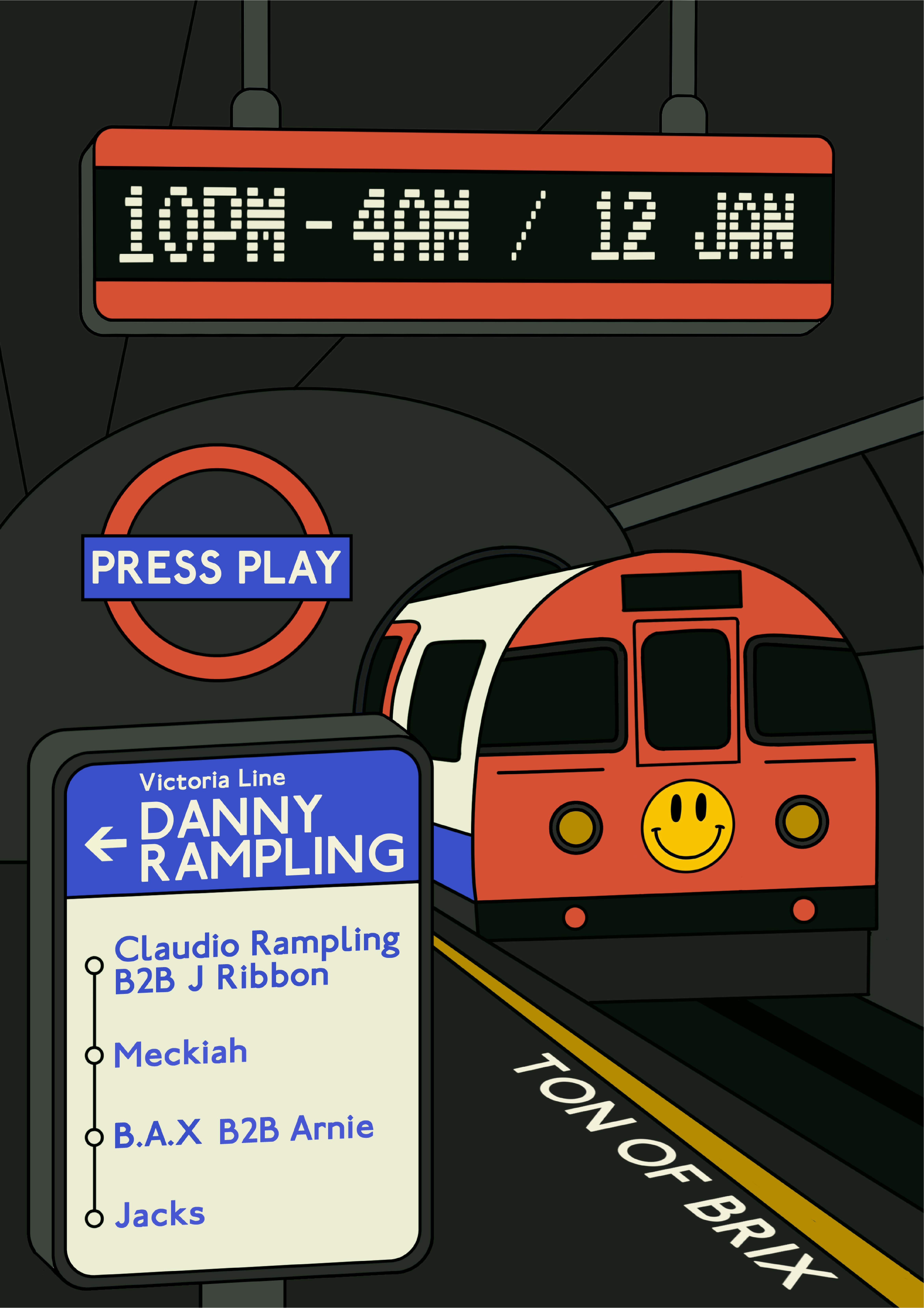 Press Play presents Danny Rampling at The Ton of Brix, London · Tickets