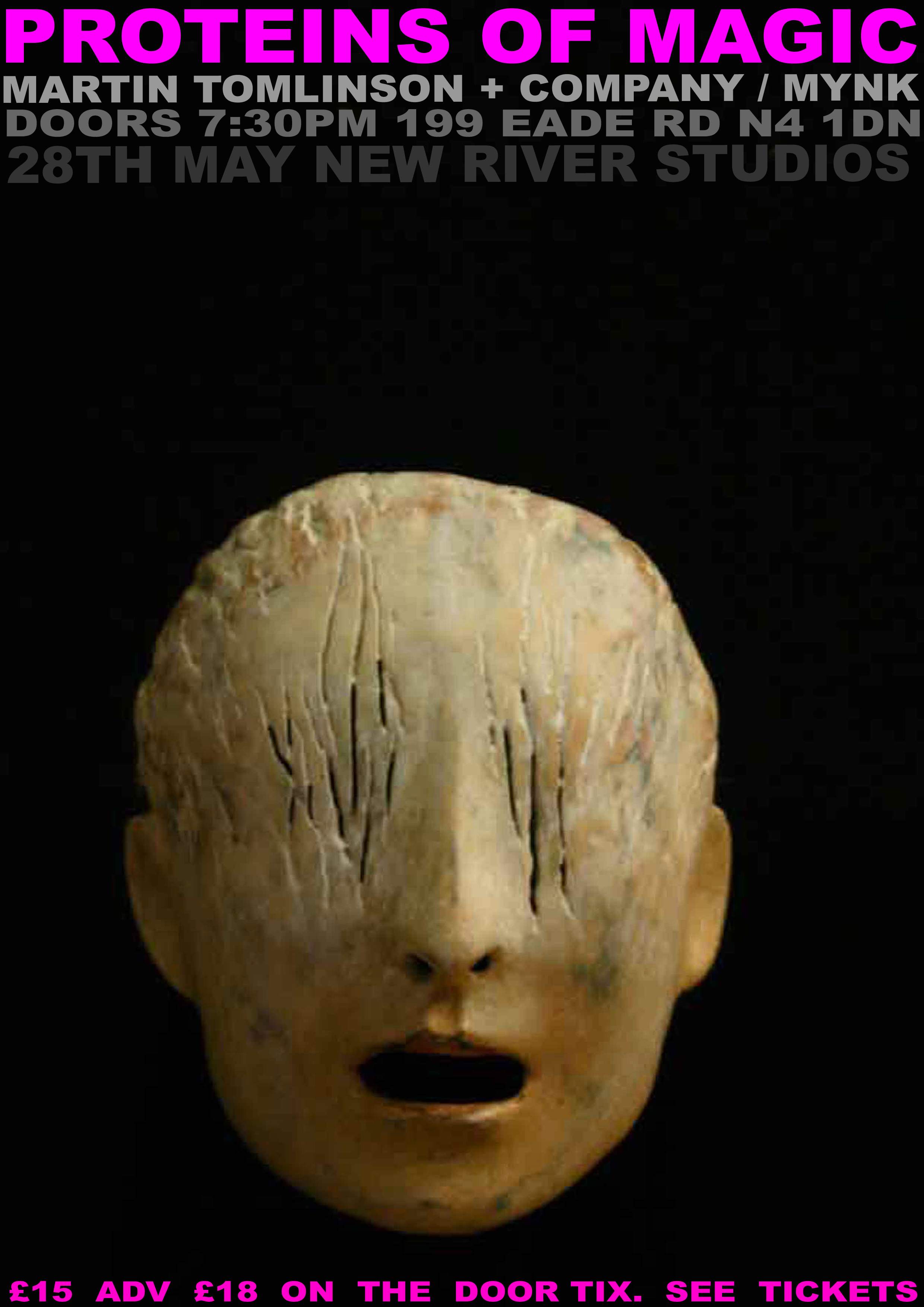 PROTEINS OF MAGIC / MARTIN TOMLINSON & COMPANY / MYNK at New River ...