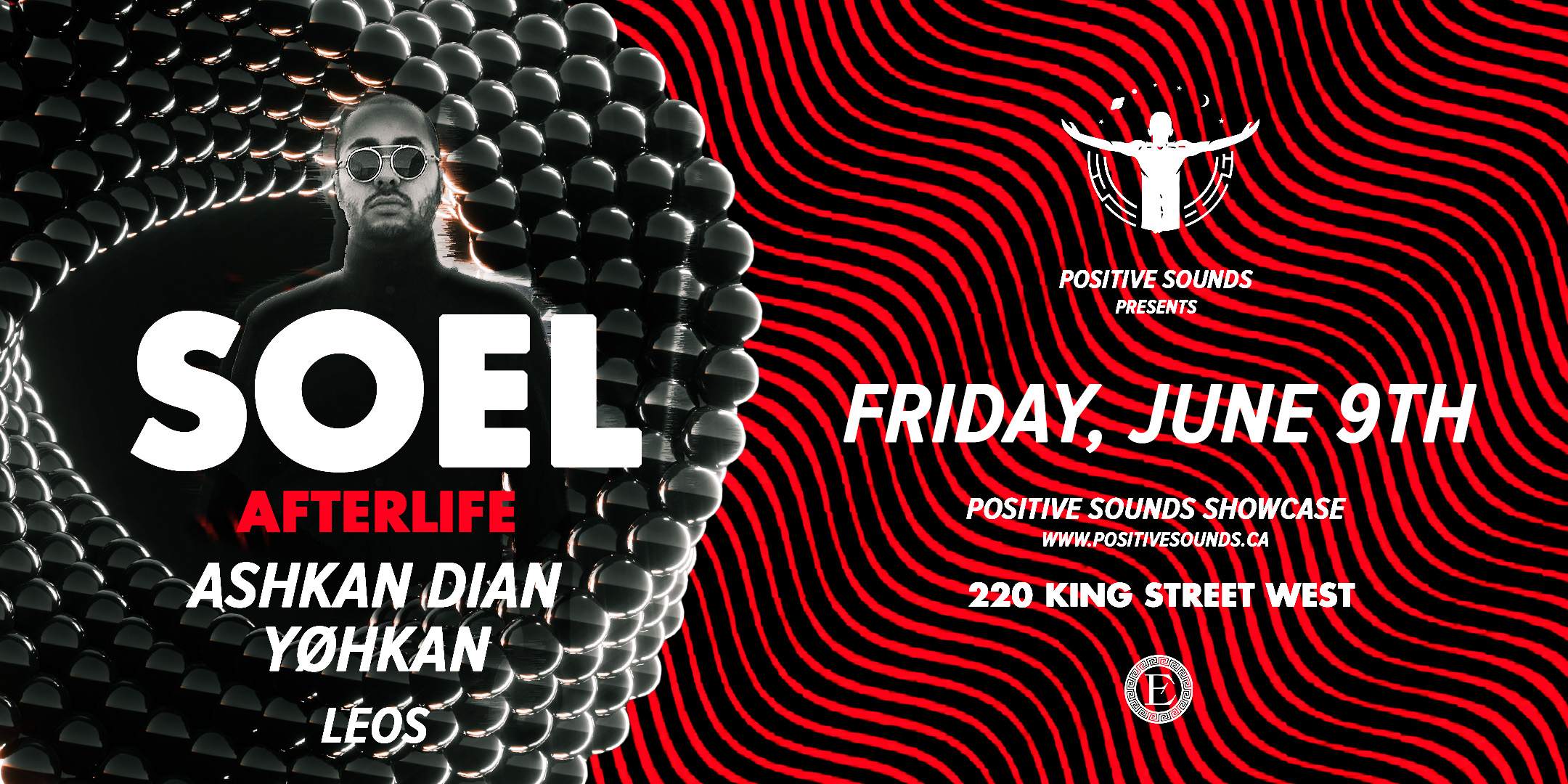 SOEL from Afterlife ( Positive Sounds Showcase ) en TBA, Toronto