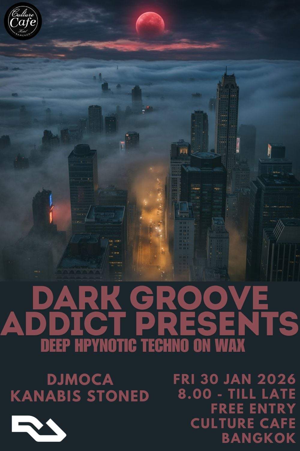 DARK GROOVE ADDICT Vinyl Set presents: Deep hypnotic Techno at Culture ...