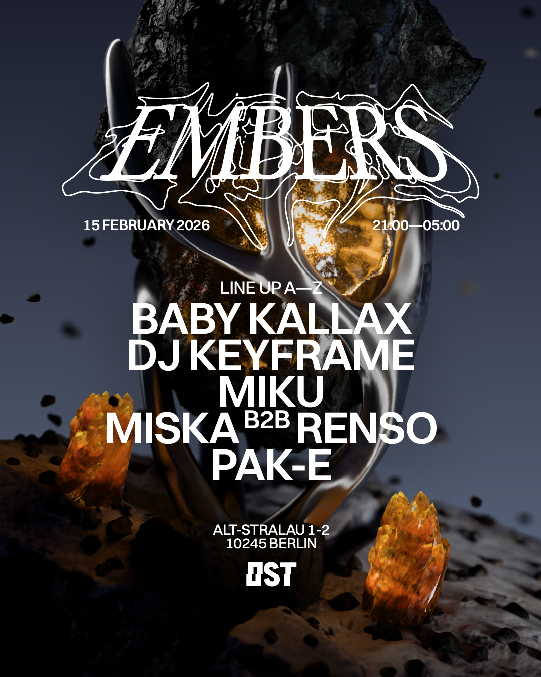 Embers - Sunday Evening Rave at OST, Berlin