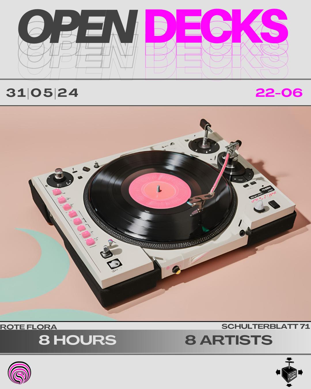 Open Decks Community - Odyssee pt.1 at Rote Flora, Hamburg