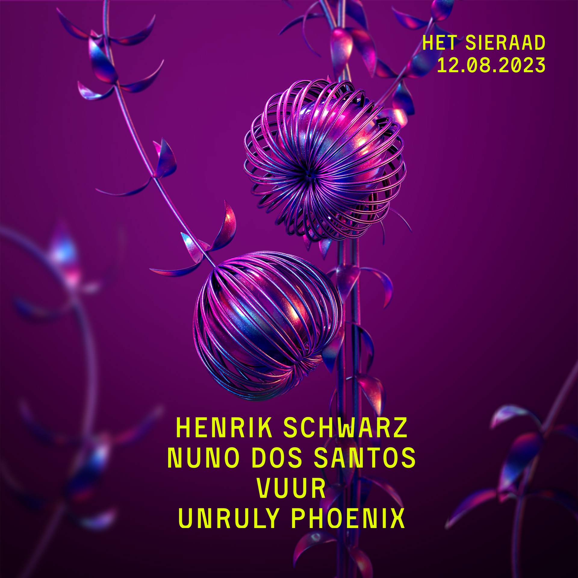 Henrik Schwarz Live - Nuno Dos Santos - Unruly Phoenix - Vuur at Het ...