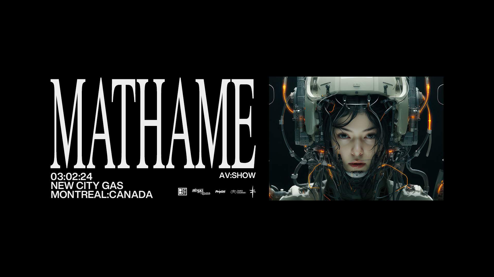 Mathame à DSTRKT - AV:SHOW - Après-Ski Igloofest at New City Gas, Montreal