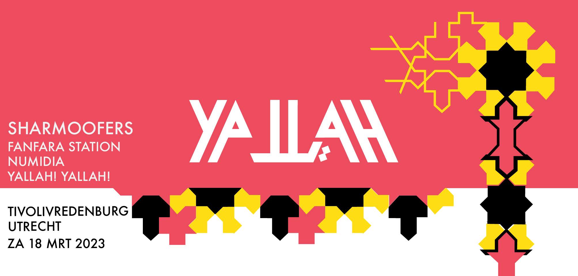 Yallah! Yallah! XL with Sharmoofers at TivoliVredenburg, Utrecht