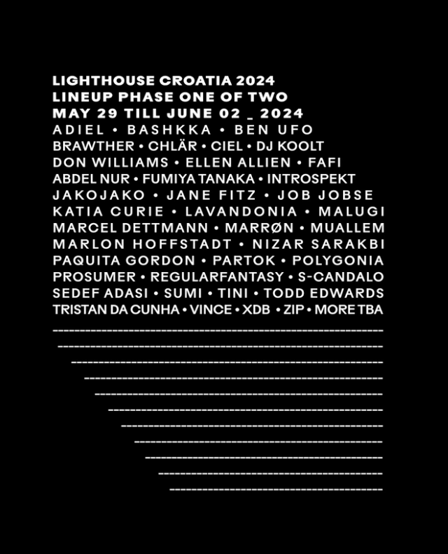 Lighthouse Festival at TBA - Lanterna, Croatia