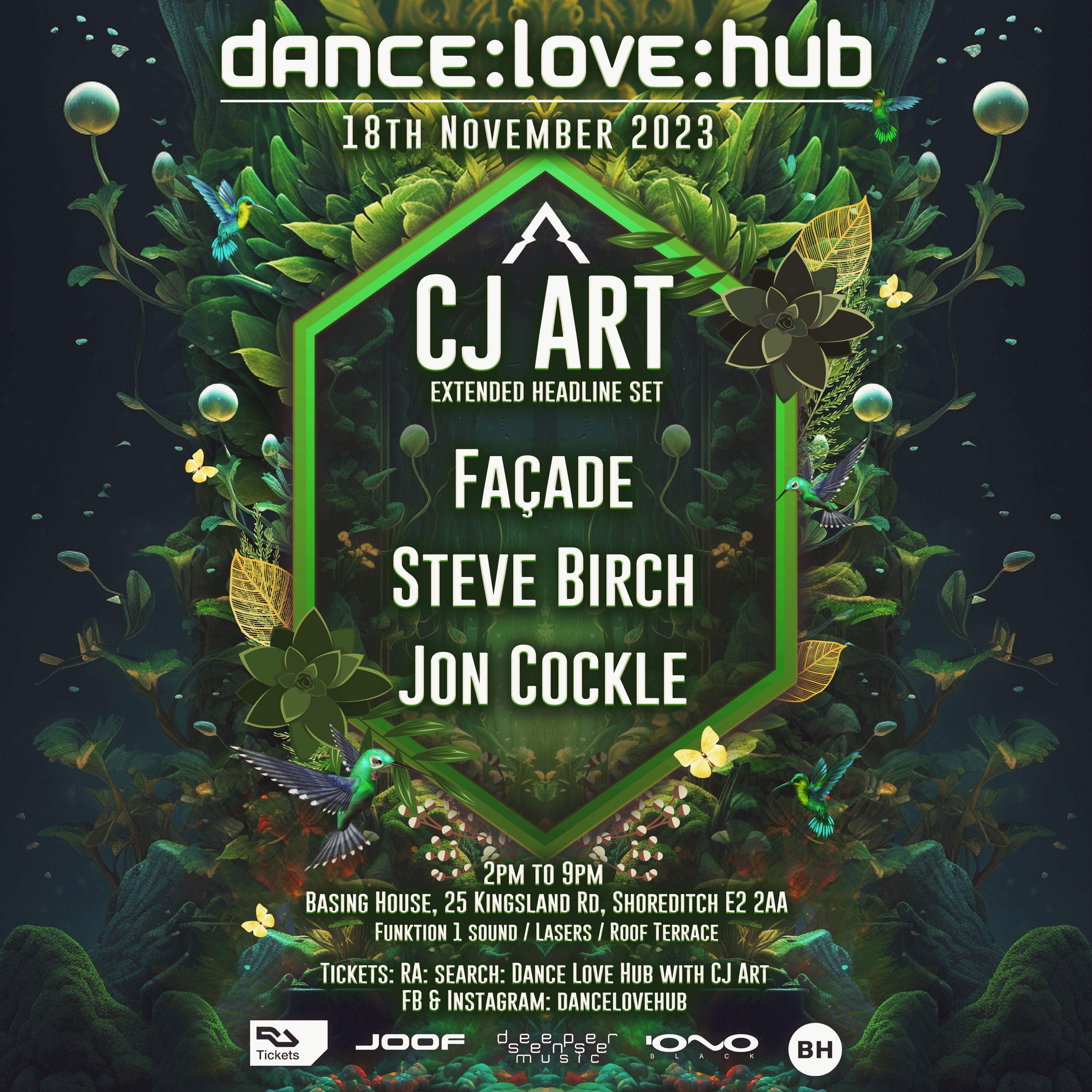 Dance Love Hub with CJ Art at Basing House, London