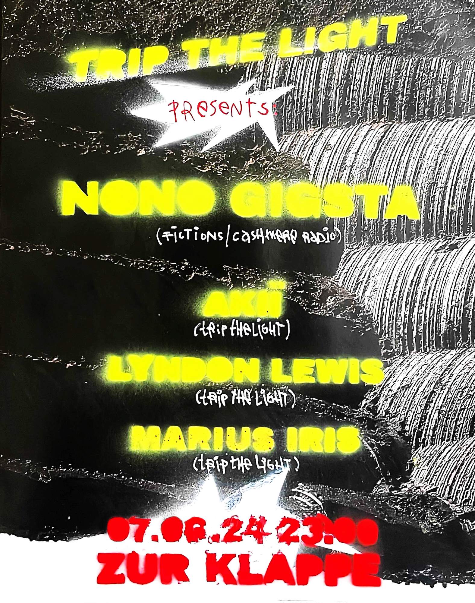 Trip the Light presents: Nono Gigsta at Zur Klappe, Berlin