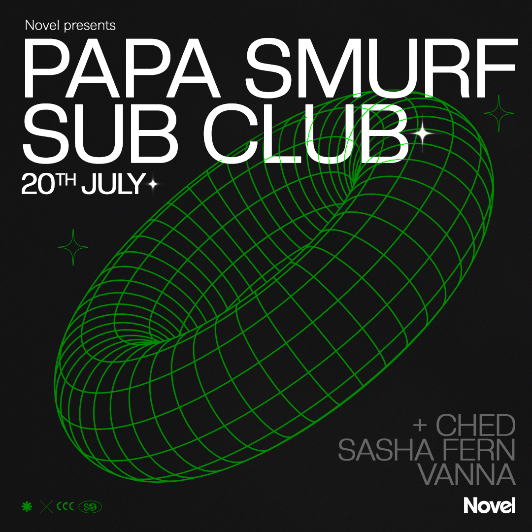 Novel presents Papa Smurf at Sub Club at Sub Club Melbourne, Melbourne