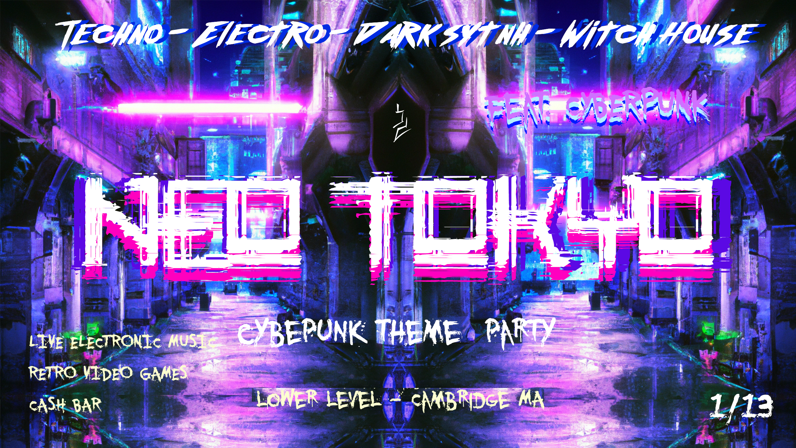 Neo-Tokyo: Cyberpunk Theme Party (Rave) at The Lower Level, Boston ...
