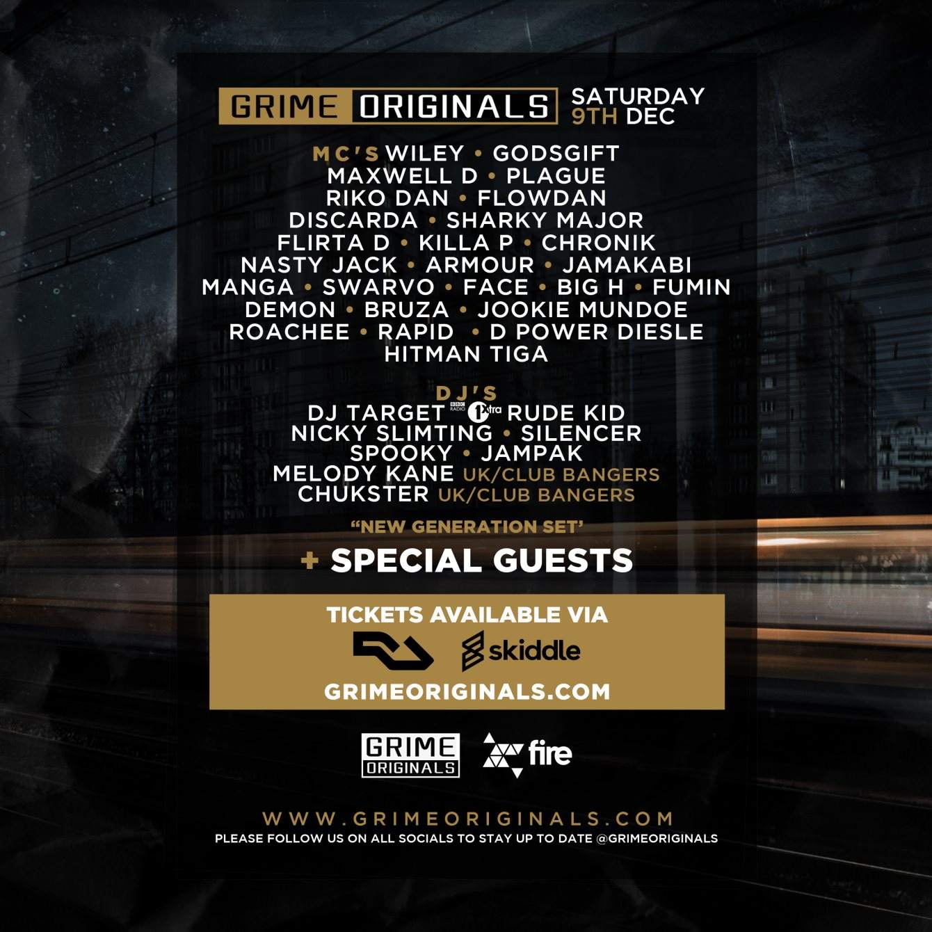 Grime Originals - Wiley, Gods Gift, Riko Dan, Flowdan, Sharky Major, DJ ...
