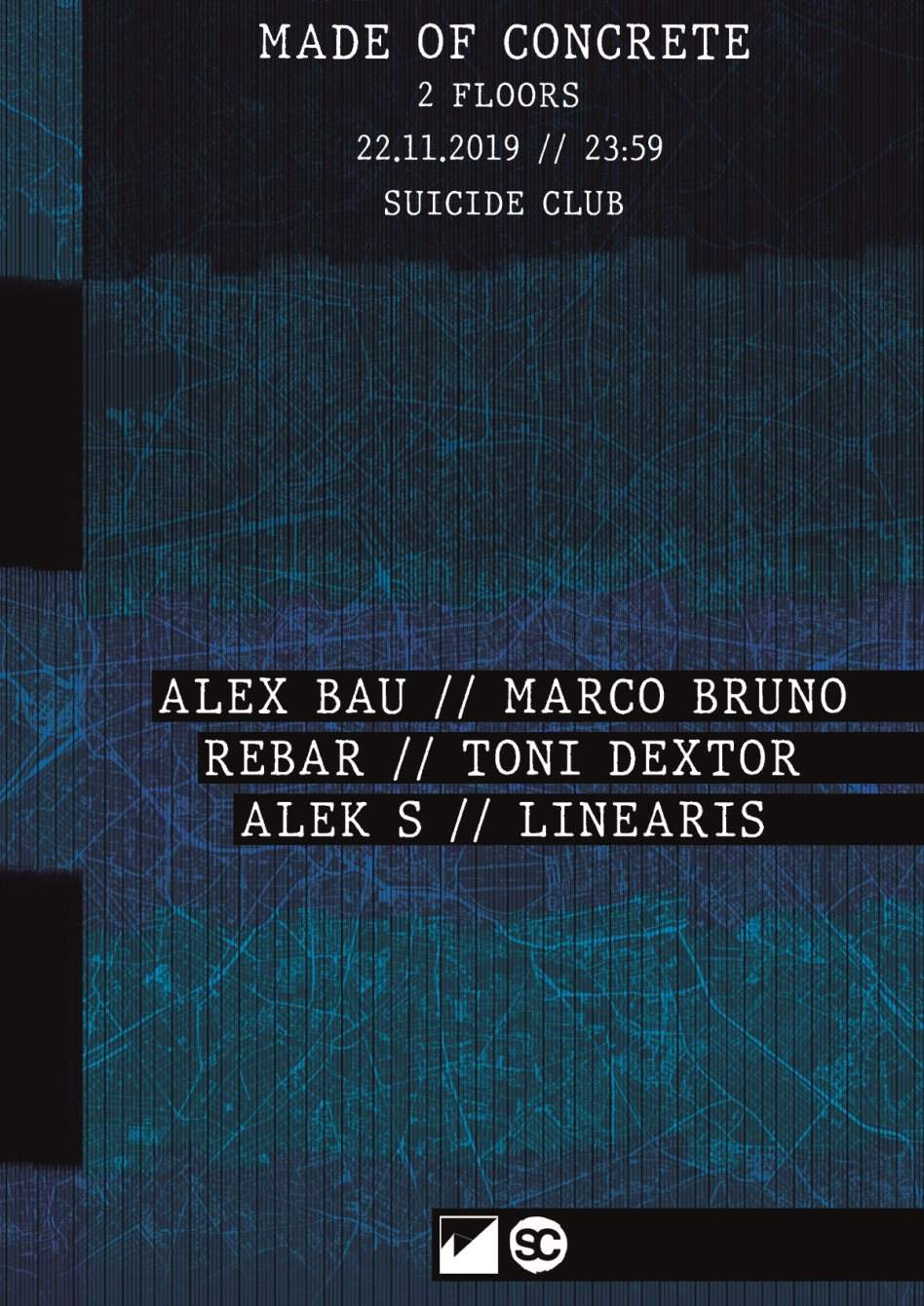 made of CONCRETE // with Alex Bau, Marco Bruno, Rebar… at Lokschuppen ...