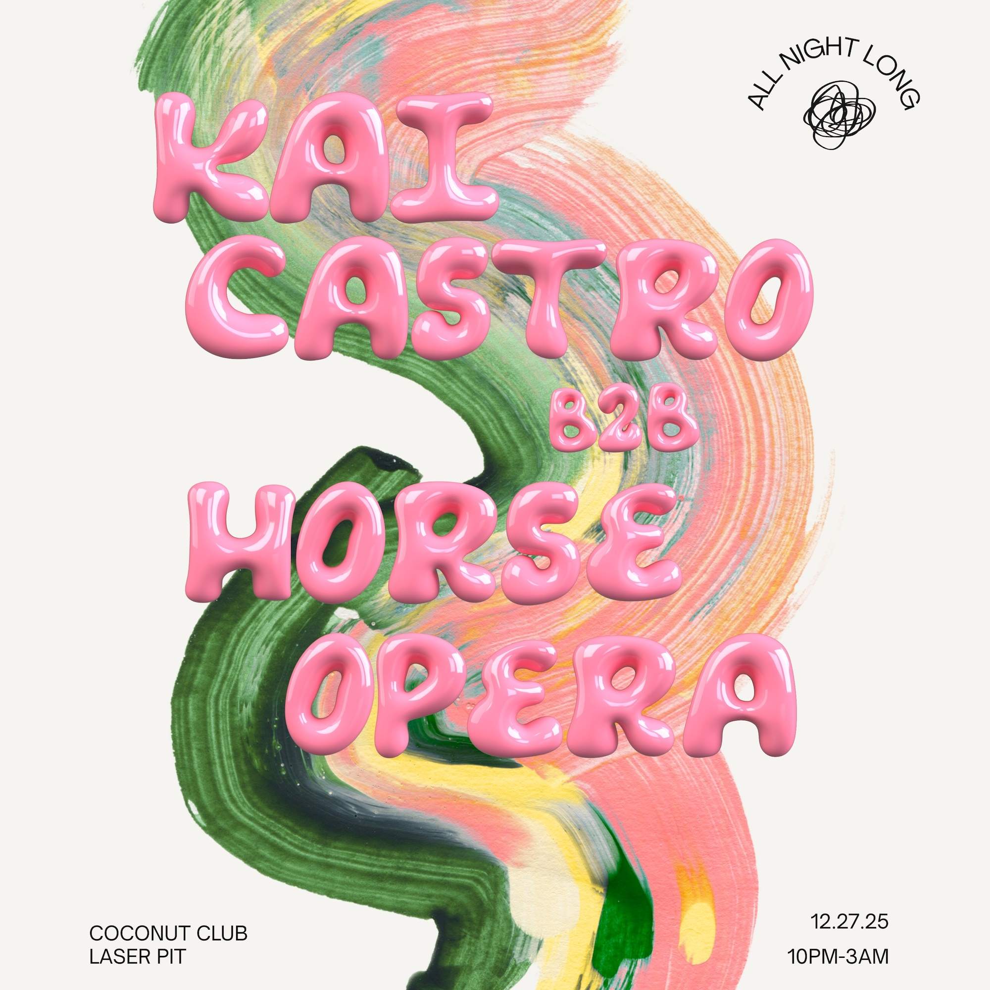 Kai Castro b2b Horse Opera - All Night Long at Coconut Club, Austin