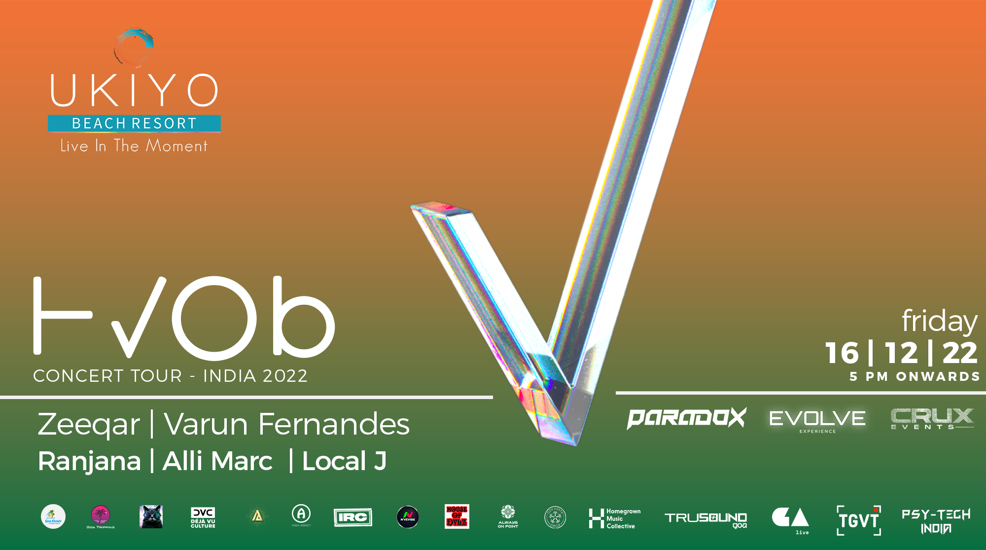 HVOB Live in Concert at Ukiyo Beach Resort & Techno Lounge, Goa