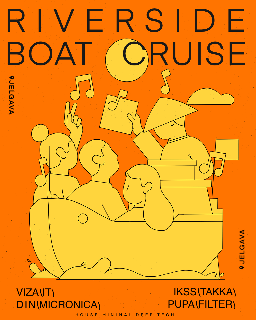 Riverside Boat Cruise // new venue en TBA - Kuģītis "Jelgava" - 250 ...