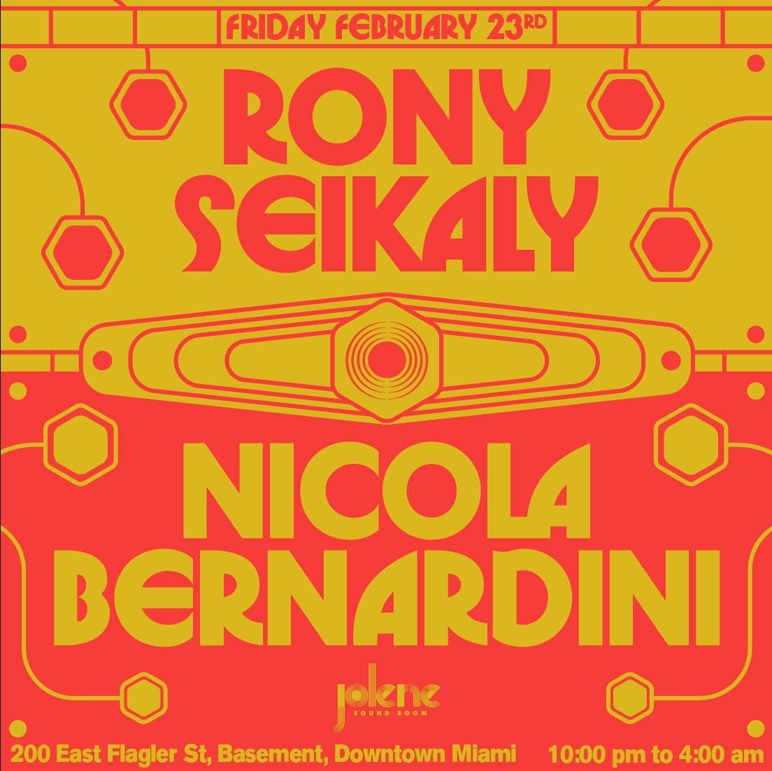 Rony Seikaly + Nicola Bernardini bei Jolene Downtown Miami, Miami