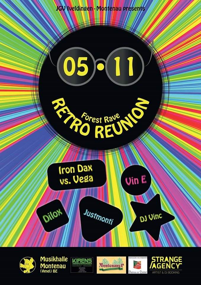 Forest Rave Retro Reunion bei Schützenhalle Montenau, Belgien