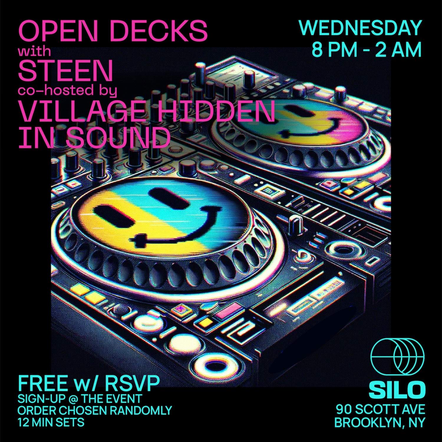 Open Decks with STEEN and Village Hidden in Sound at SILO, New York City