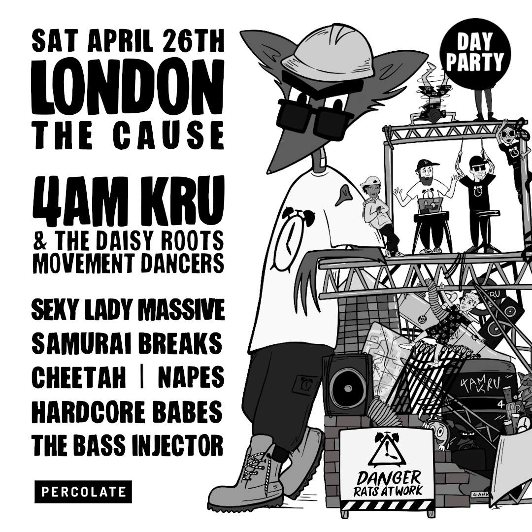 [SOLD OUT] 4am Kru (Day Party) at The Cause, London