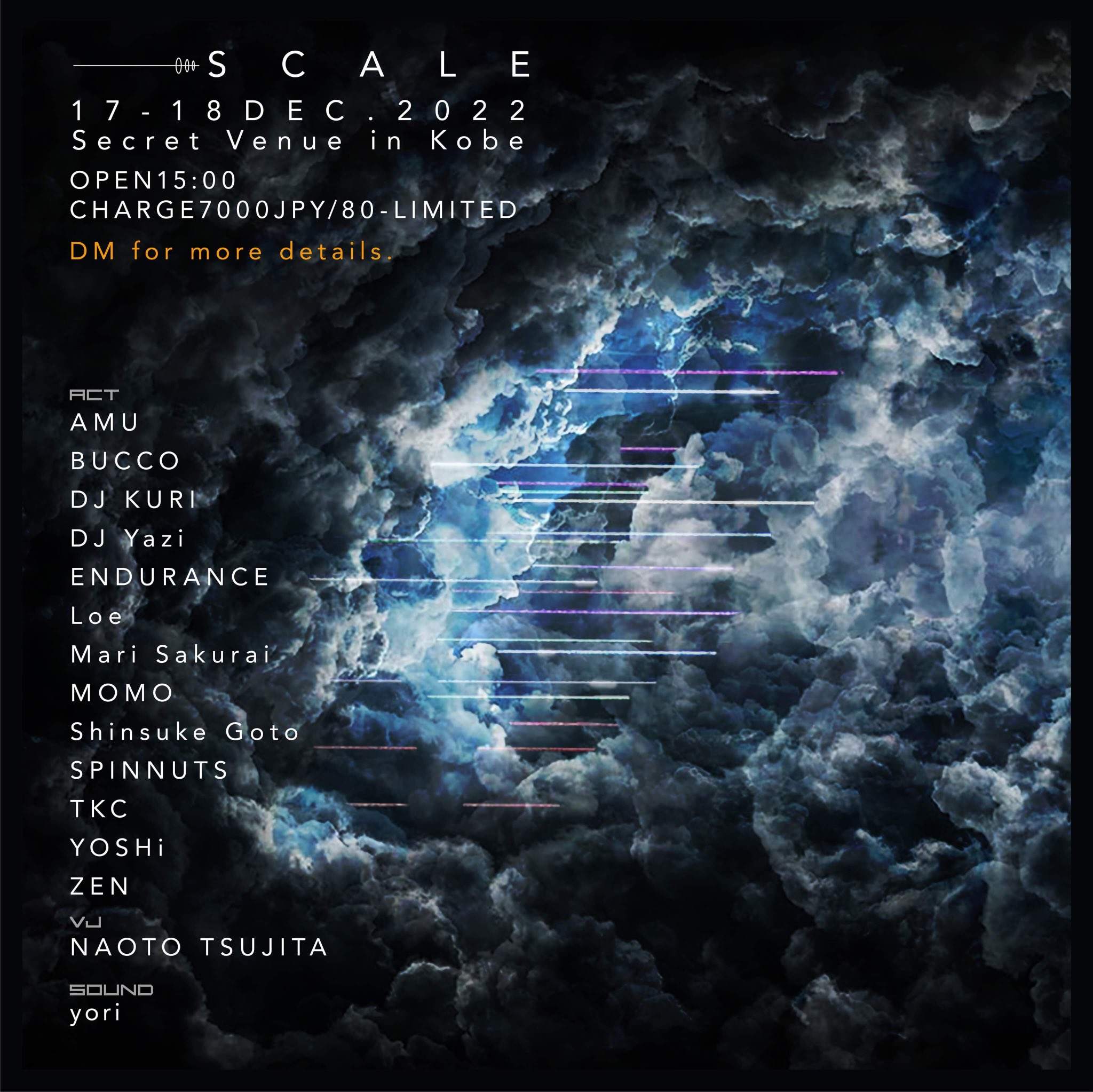 scale at TBA - Secret Venue in Kobe DM for more details., Kansai
