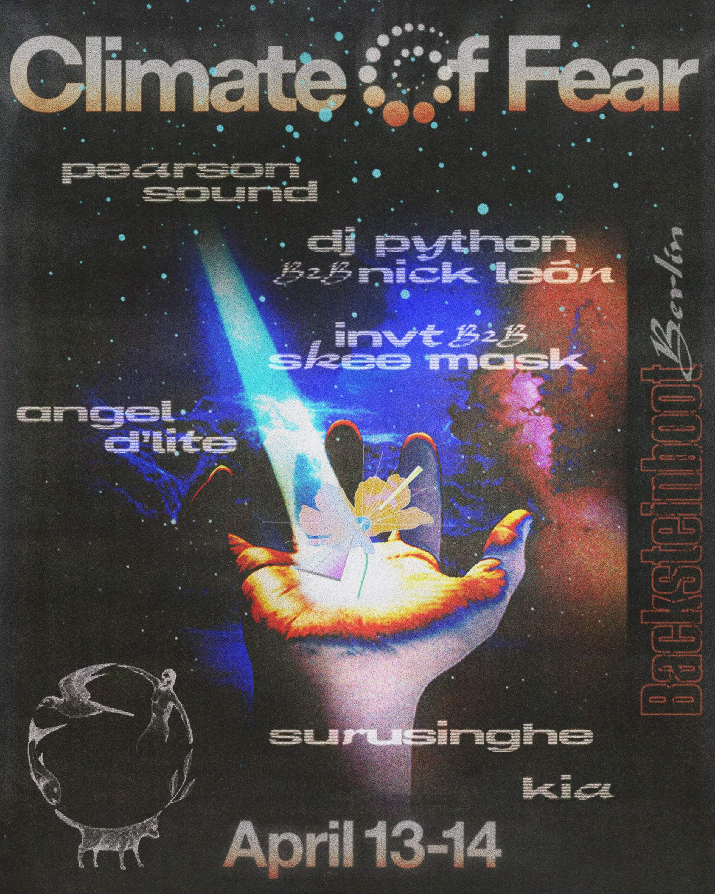 Climate 24 hours: Pearson Sound, DJ Python b2b Nick León, Surusinghe at Backsteinboot, Berlin