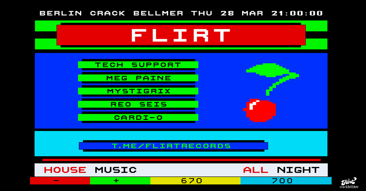 Flirt with Tech Support, Meg Paine, Mystigrix, Reo Seis, Cardi-O at ...