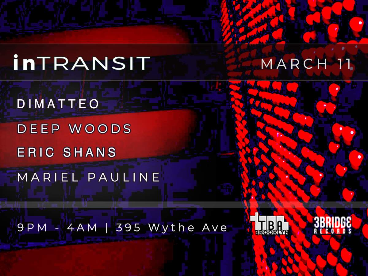 InTransit: Dimatteo, Deep Woods, Eric Shans, Mariel Pauline at TBA ...