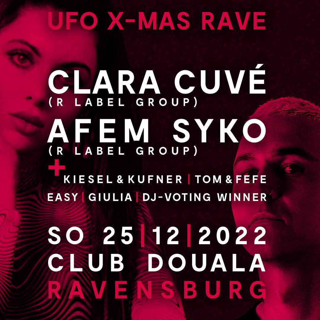 X-MAS RAVE with CLARA CUVÉ, AFEM SYKO at Douala, バーデン・ビュルテンベルク
