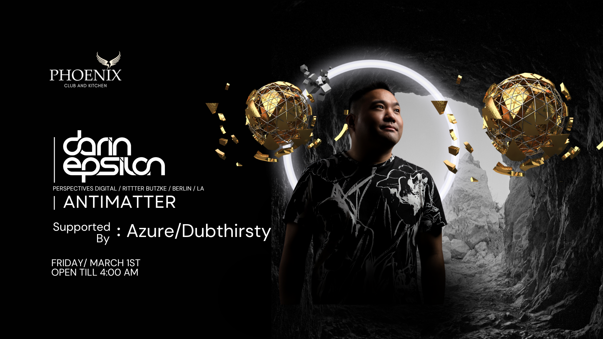 Darin Epsilon (Perspectives Digital, Ritter Butzke, Berlin / LA) at Phoenix Kolkata, Kolkata