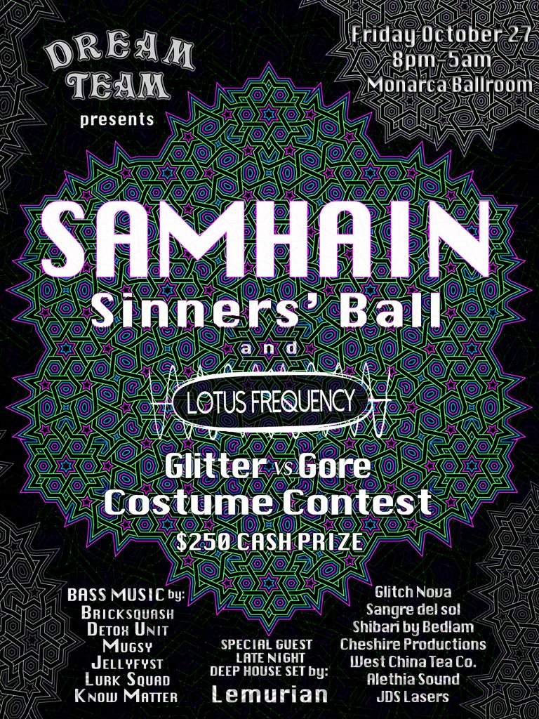 Samhain Sinners' Ball Feat. Lemurian en Monarca Ballroom, Austin