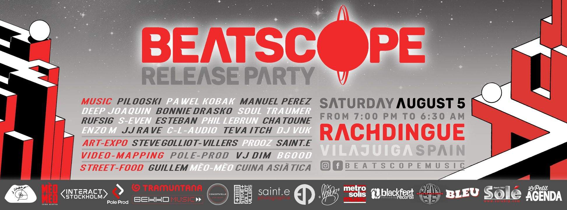 BEATSCOPE RELEASE PARTY at Rachdingue, Barcelona