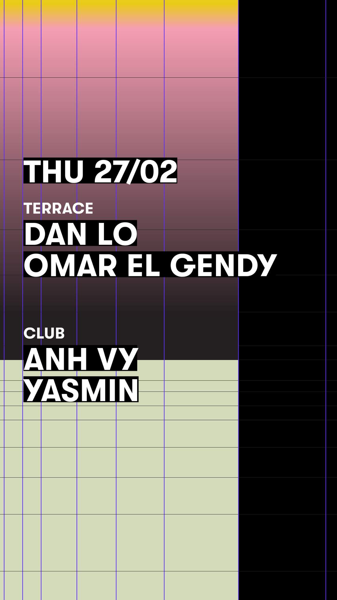Dan Lo, Omar El Gendy, Anh Vy, Yasmin at The Observatory, Ho Chi Minh City