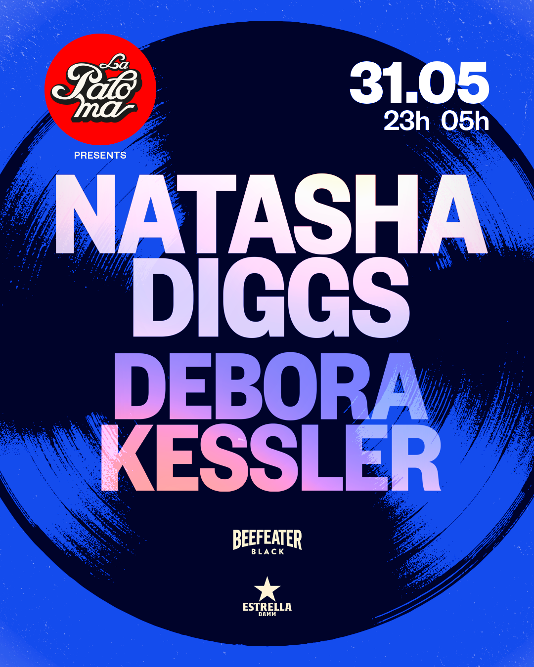FREE LIST • La Paloma • Natasha Diggs at La Paloma, Barcelona