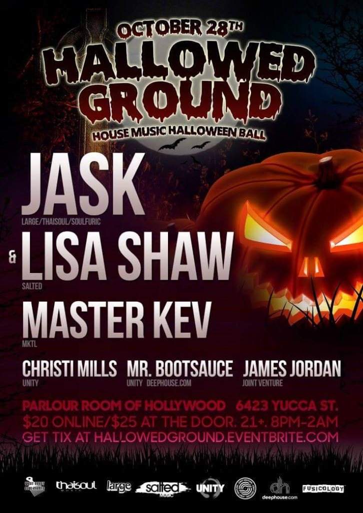 Hallowed Ground - A House Music Halloween Ball en The Parlour Room of ...