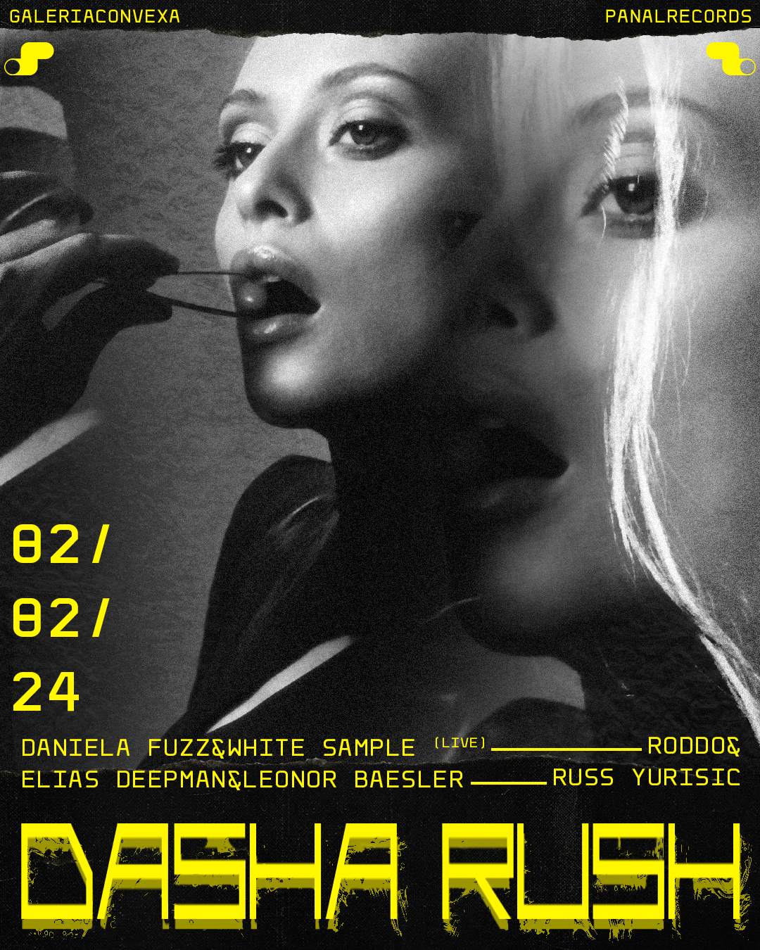 Dasha Rush x Panal Records en TBA - Galeria Convexa, Santiago