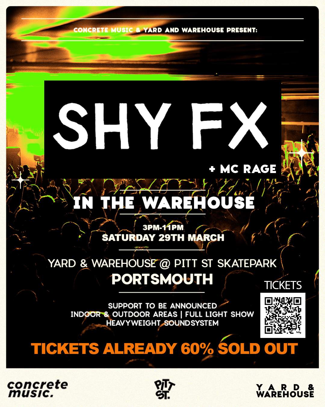Shy FX In the Warehouse - Portsmouth at Yard & Warehouse at Pitt St ...