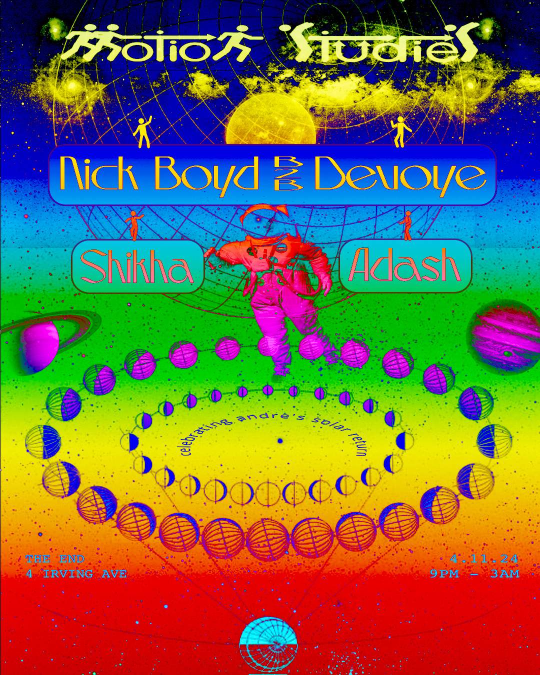 Motion Studies - Solar Return Party bei The End, New York City