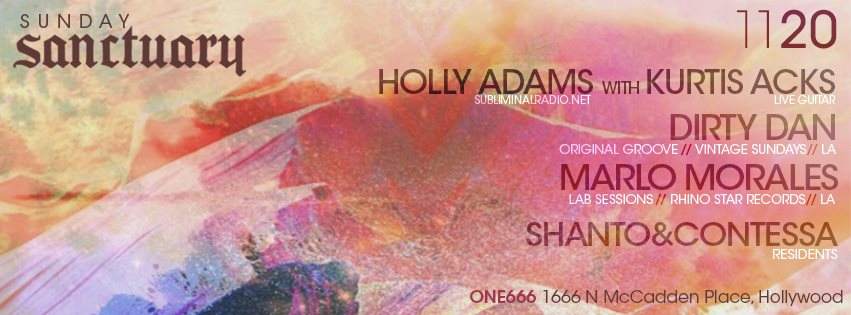 Sunday Sanctuary presents: Holly Adams, Dyrti Dan, Marlo Morales ...