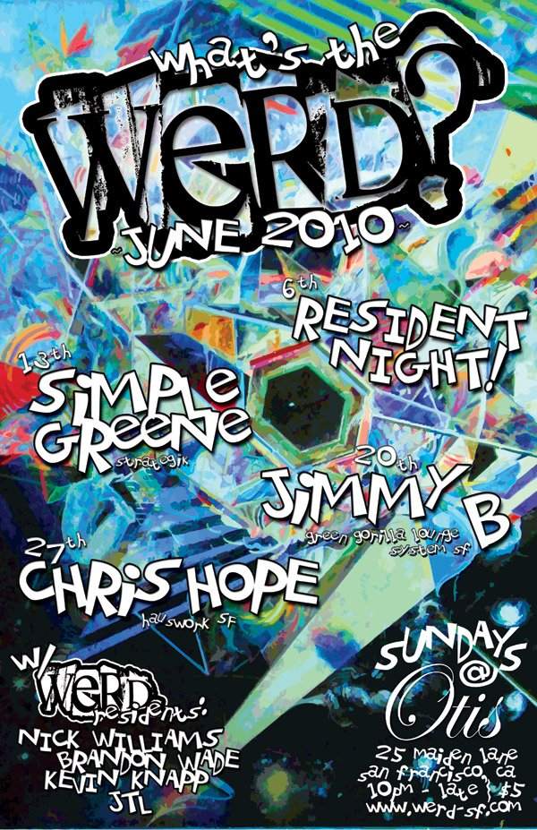 What's The Werd? - Special Guest Jimmy B en Otis, San Francisco/Oakland