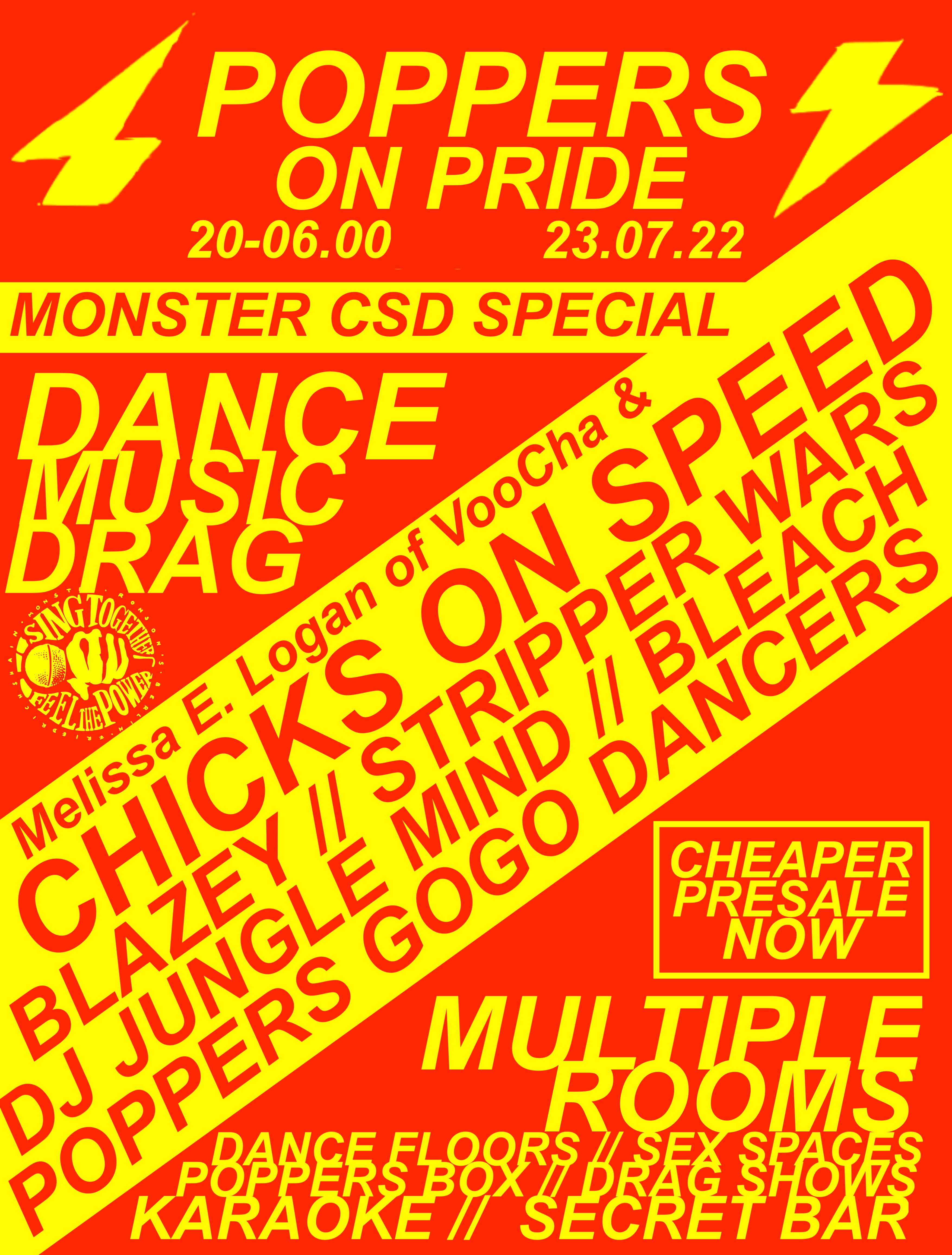 POPPERS on PRIDE at Monster Ronson's Ichiban Karaoke, Berlin