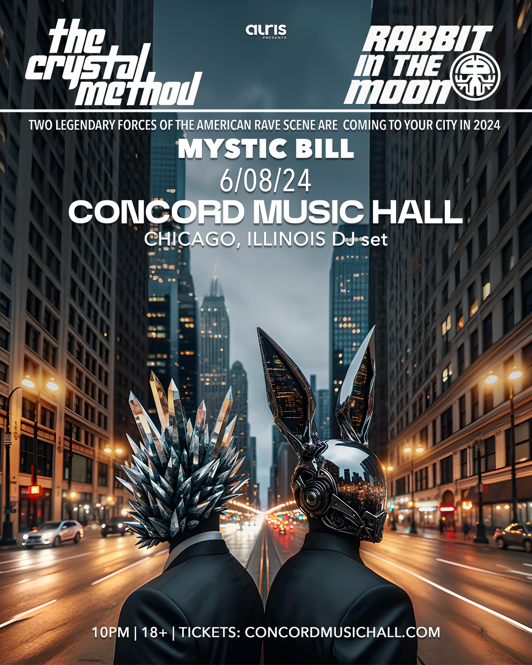 Rabbit In The Moon + The Crystal Method at Concord Music Hall, Chicago