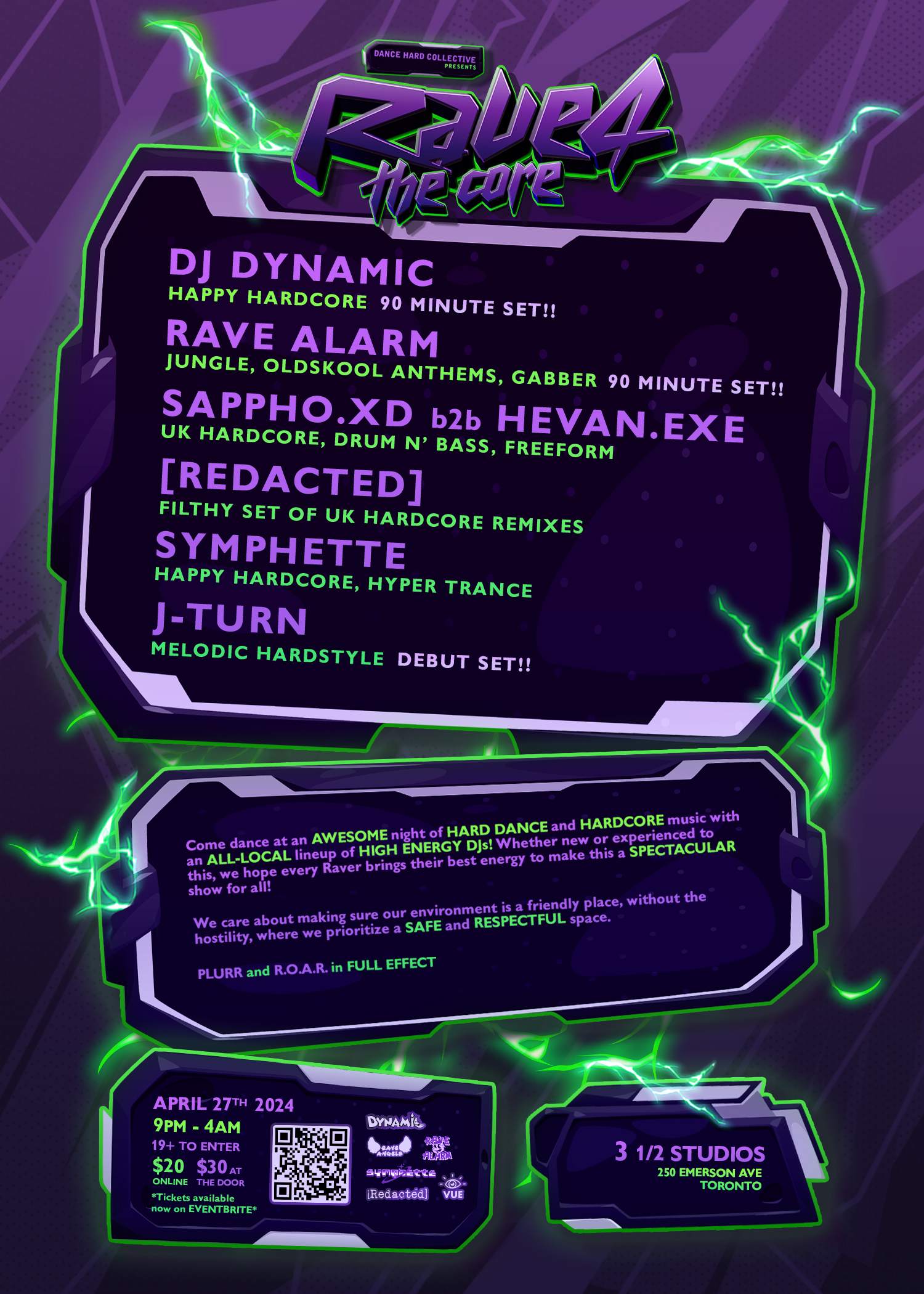 Rave 4 The Core! Happy Hardcore Rave Feat. DJ Dynamic, Ravealarm ...