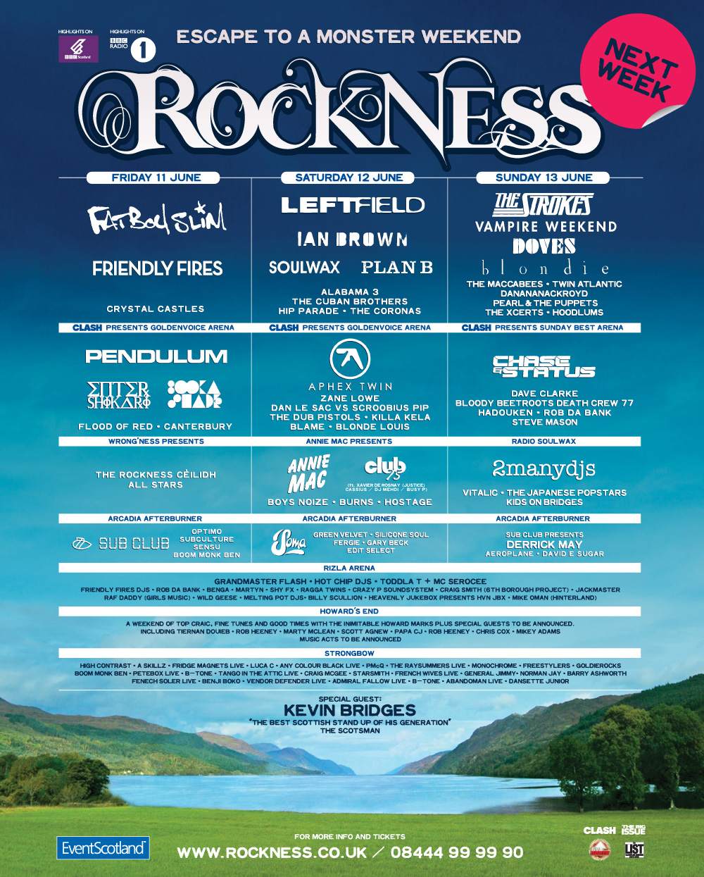 Rockness 2010, Day 2 at Loch Ness, Scotland