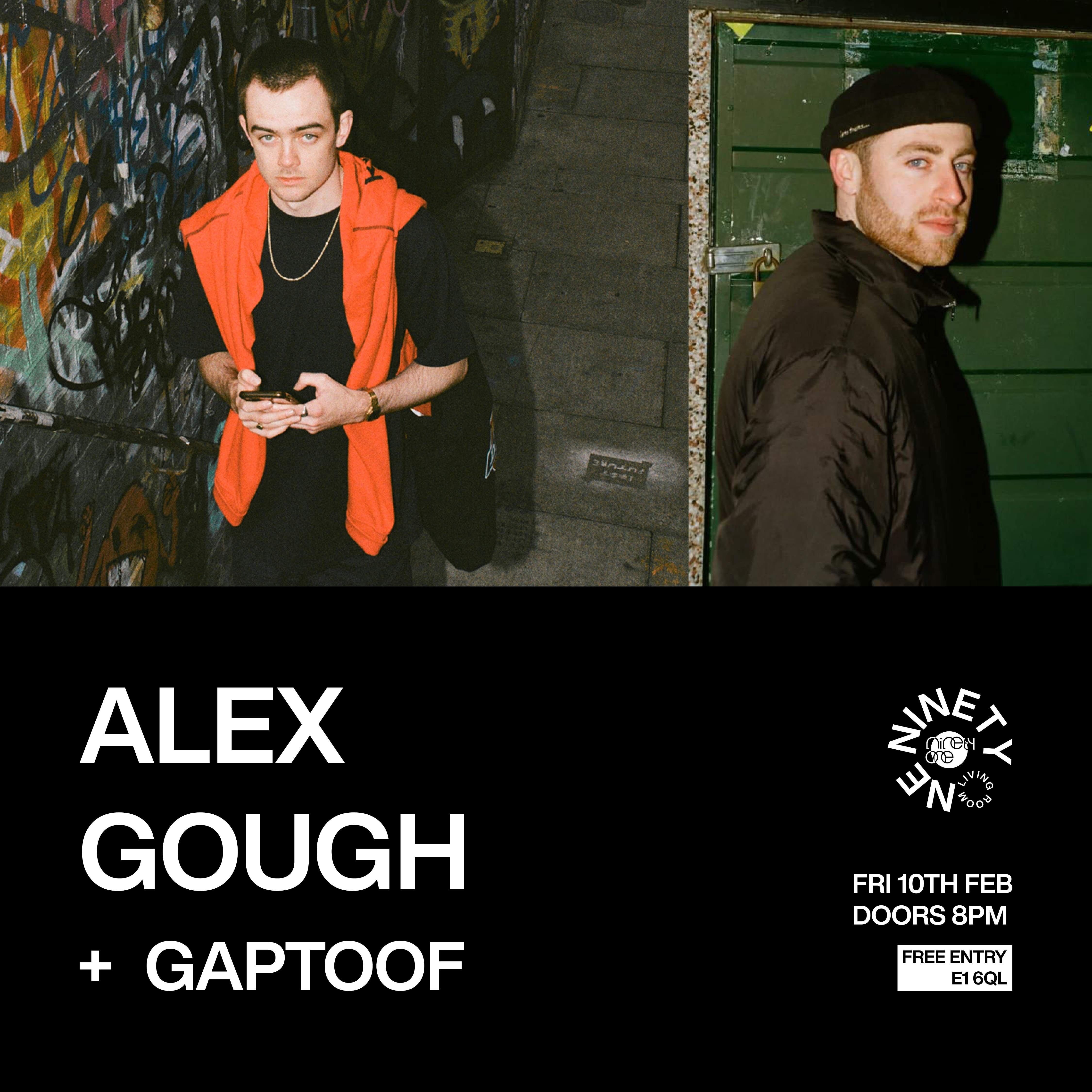 Alex Gough + Gaptoof en Ninety One Living Room, London