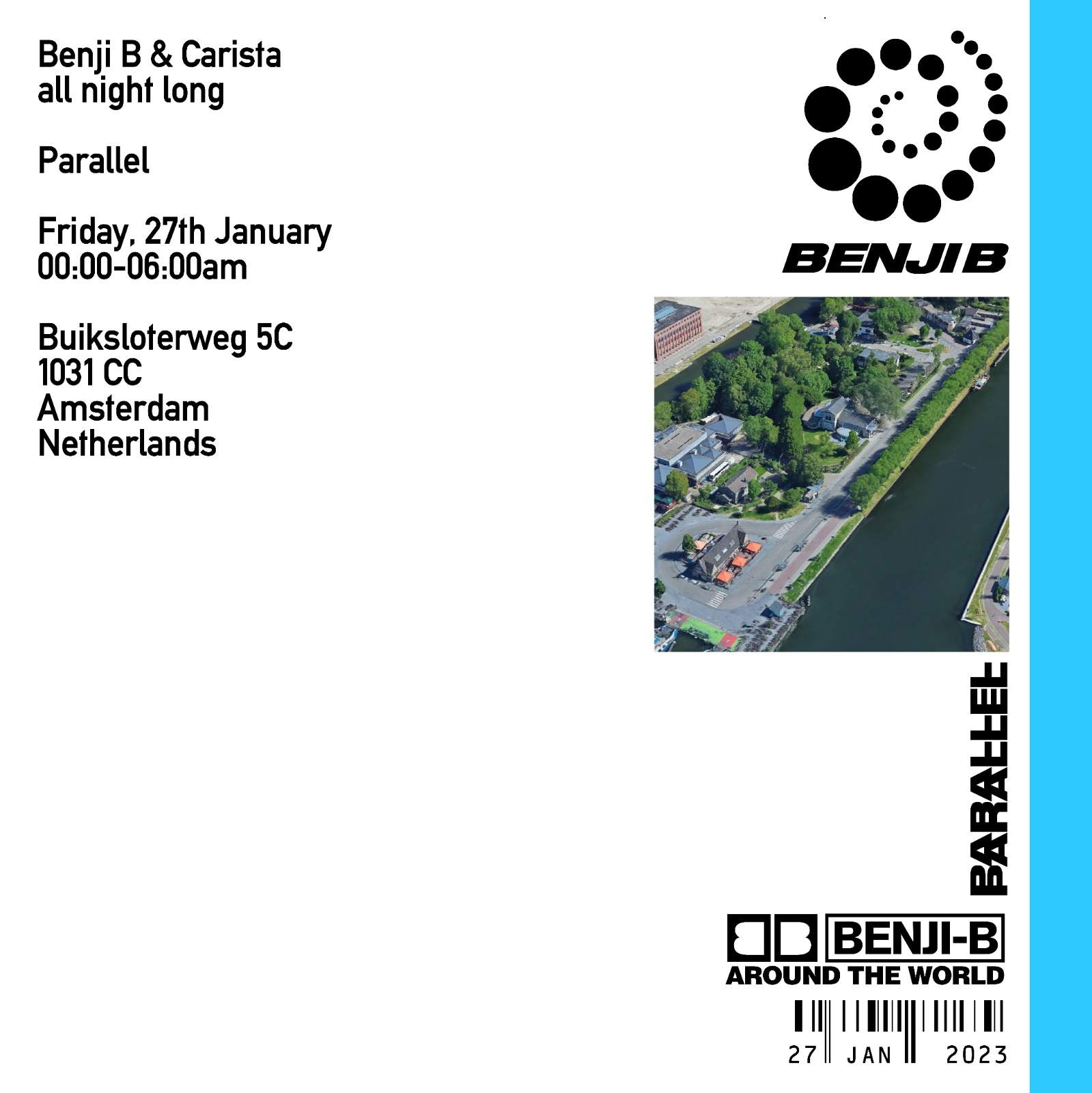 Benji B & Carista: All Night Long at Parallel, Amsterdam