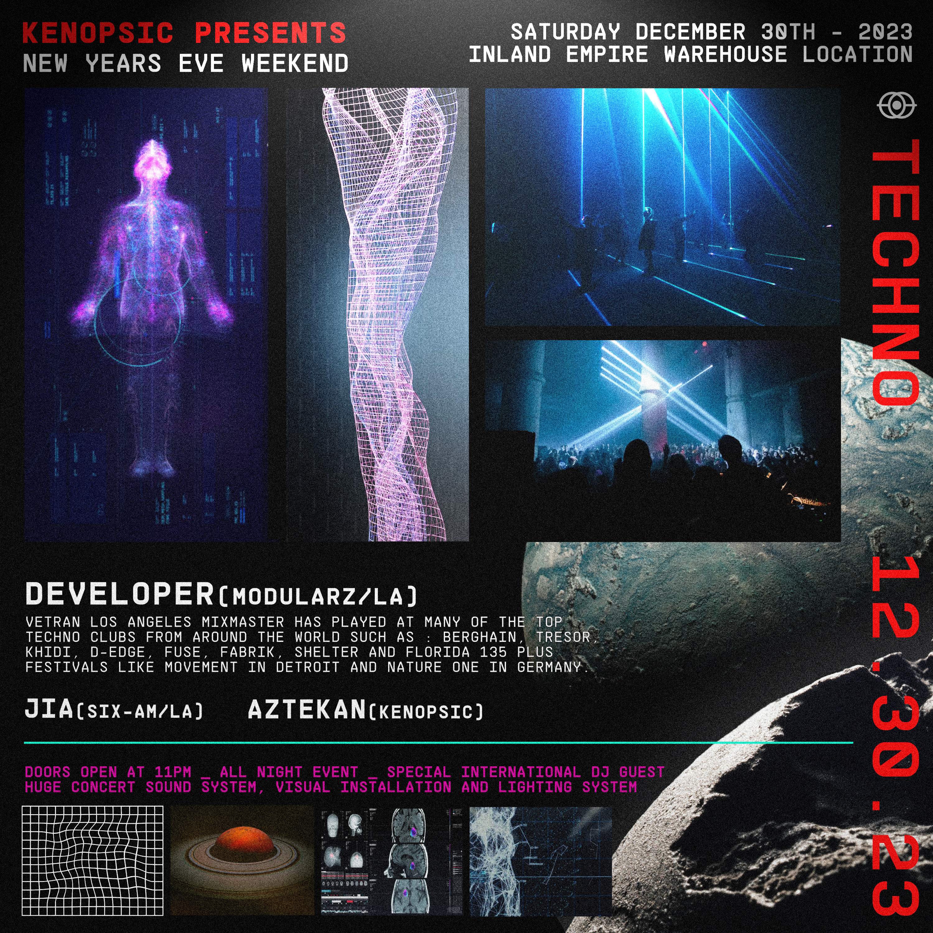 TECHNO WAREHOUSE NEW YEAR WEEKEND EVENT at TBA - MASSIVE WAREHOUSE ...