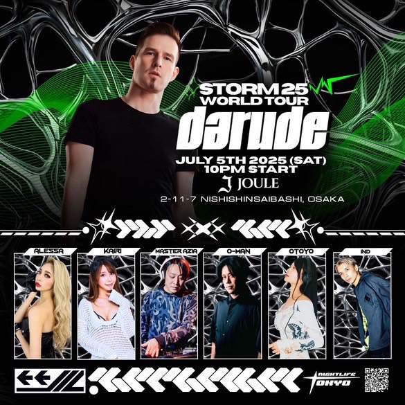 Darude WORLD TOUR 2025 at Joule, Osaka
